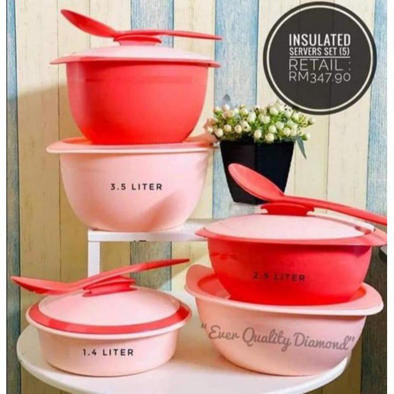 Tupperware -Insulated Server Full Set | Shopee Malaysia