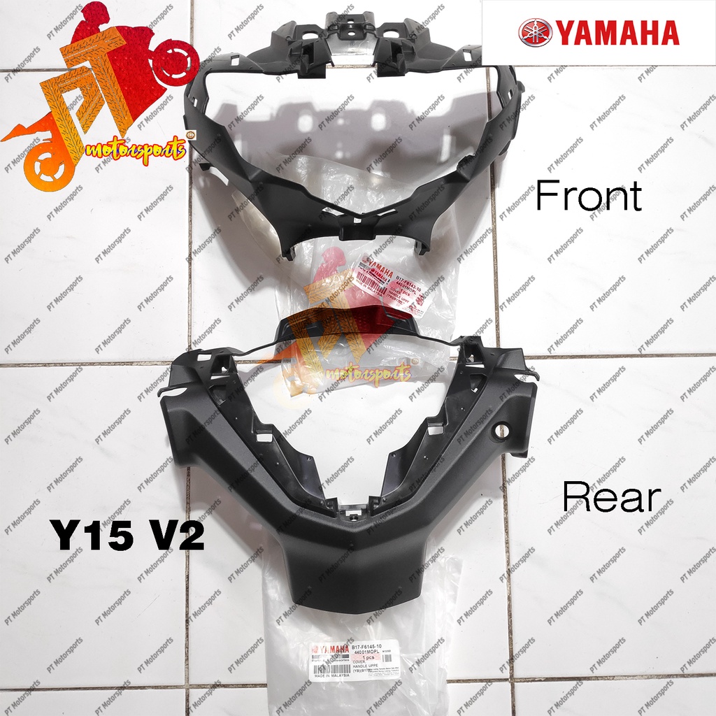 HLY 100% Original Yamaha Y15ZR Y15 V1 V2 Handle Cover Inner Front Rear Cover Hitam Kepala Meter ...