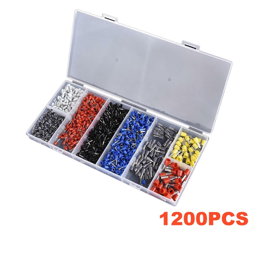 DIYMORE Assorted Electrical Wire Terminals Set Insulated Crimp ...
