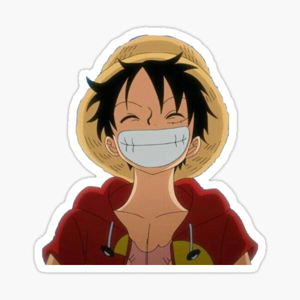 One Piece Luffy Smiling Stickers | Shopee Malaysia