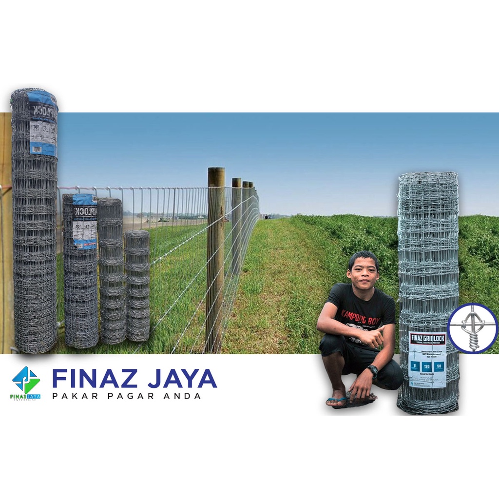 Pagar Cyclone 4 kaki [ANTI BABI]- GRIDLOCK | Shopee Malaysia