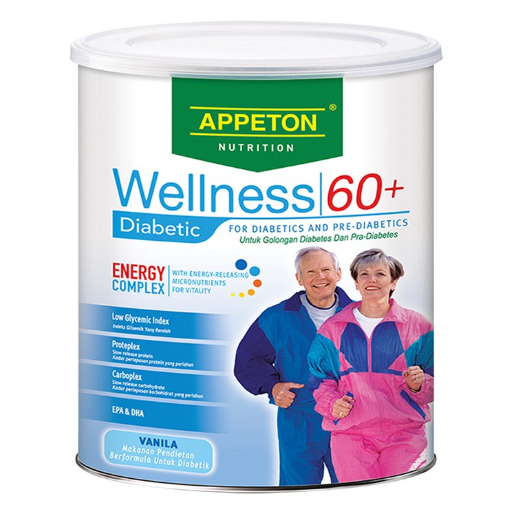 APPETON Wellness 60+ Diabetic Nutrition Milk for Diabetics & Pre ...