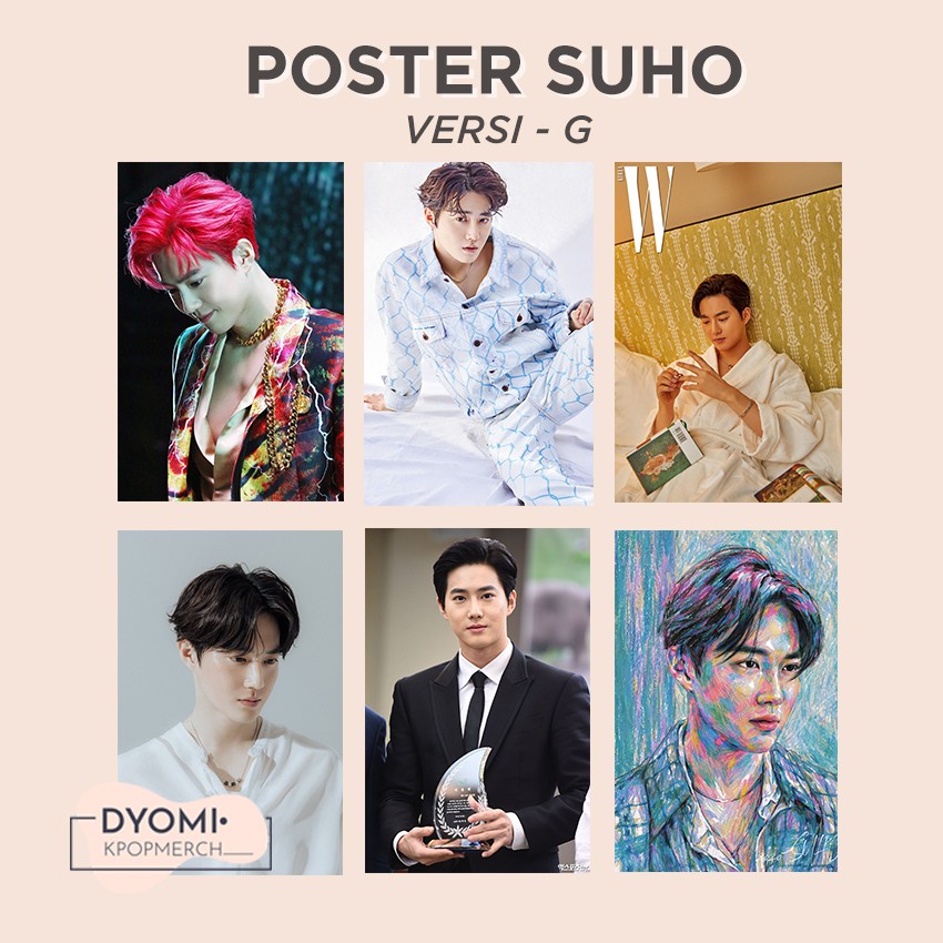SUHO POSTER, KIM JUNMYEON, EXO POSTER, EXO CHANYEOL DO SEHUN KAI ...
