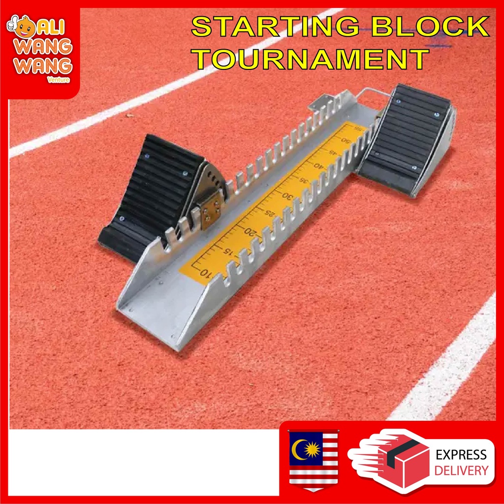 1 PC STARTING BLOCK OLYMPIC ECO TOURNAMENT GRADE / TRACK FIELD / SIX ...