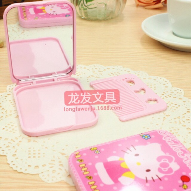 Hello kitty mirror and comb set | Shopee Malaysia
