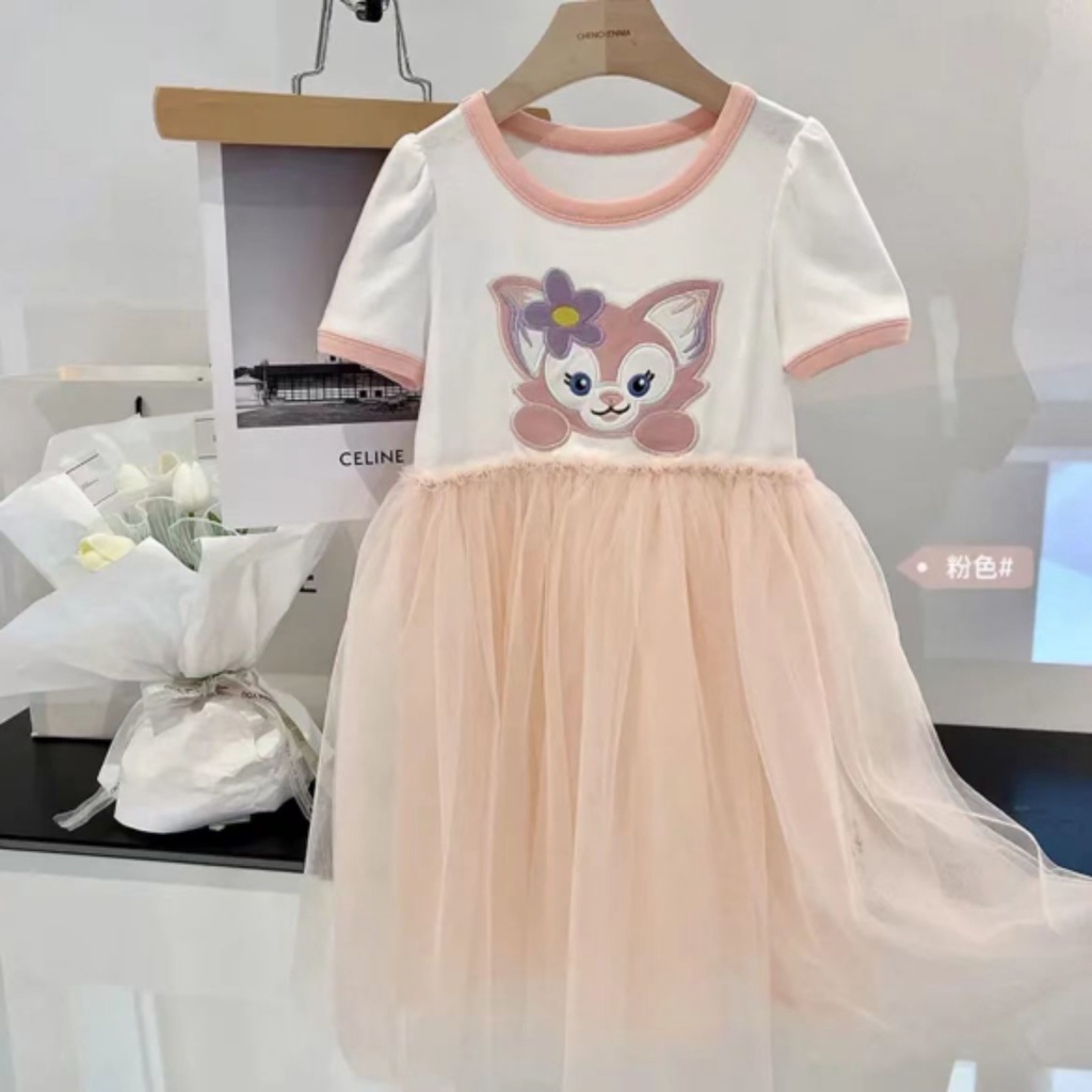 blue snow white pink Linabell lace mesh princess dress Disney tutu ...