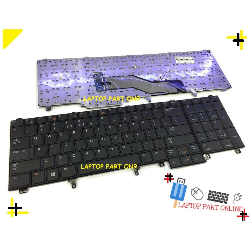 Keyboard For Dell Latitude E6520 E5520 E5530 E6530 E6540 M4700 M4800 ...