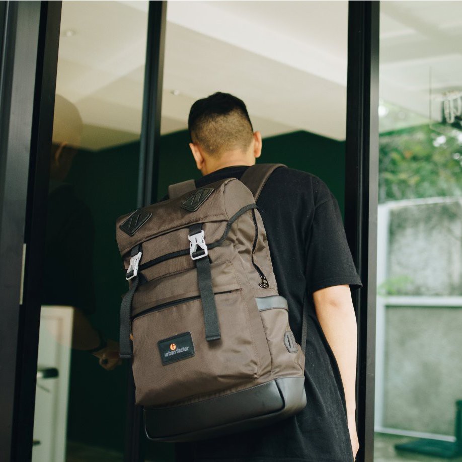 Route BROWN Backpack Backpack | Shopee Malaysia