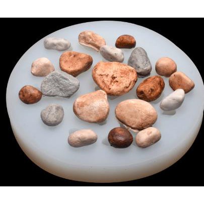 20 Cavity Silicone stone Mold DIY goose soft stones small Stone ...