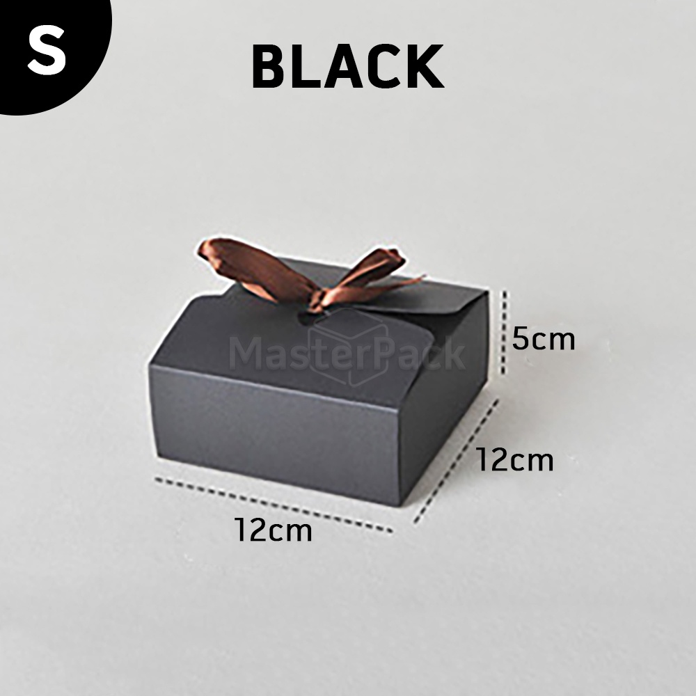 Gift Box Bakery Packaging Box Handmade Cake Cookie Dessert Ribbon Kraft ...