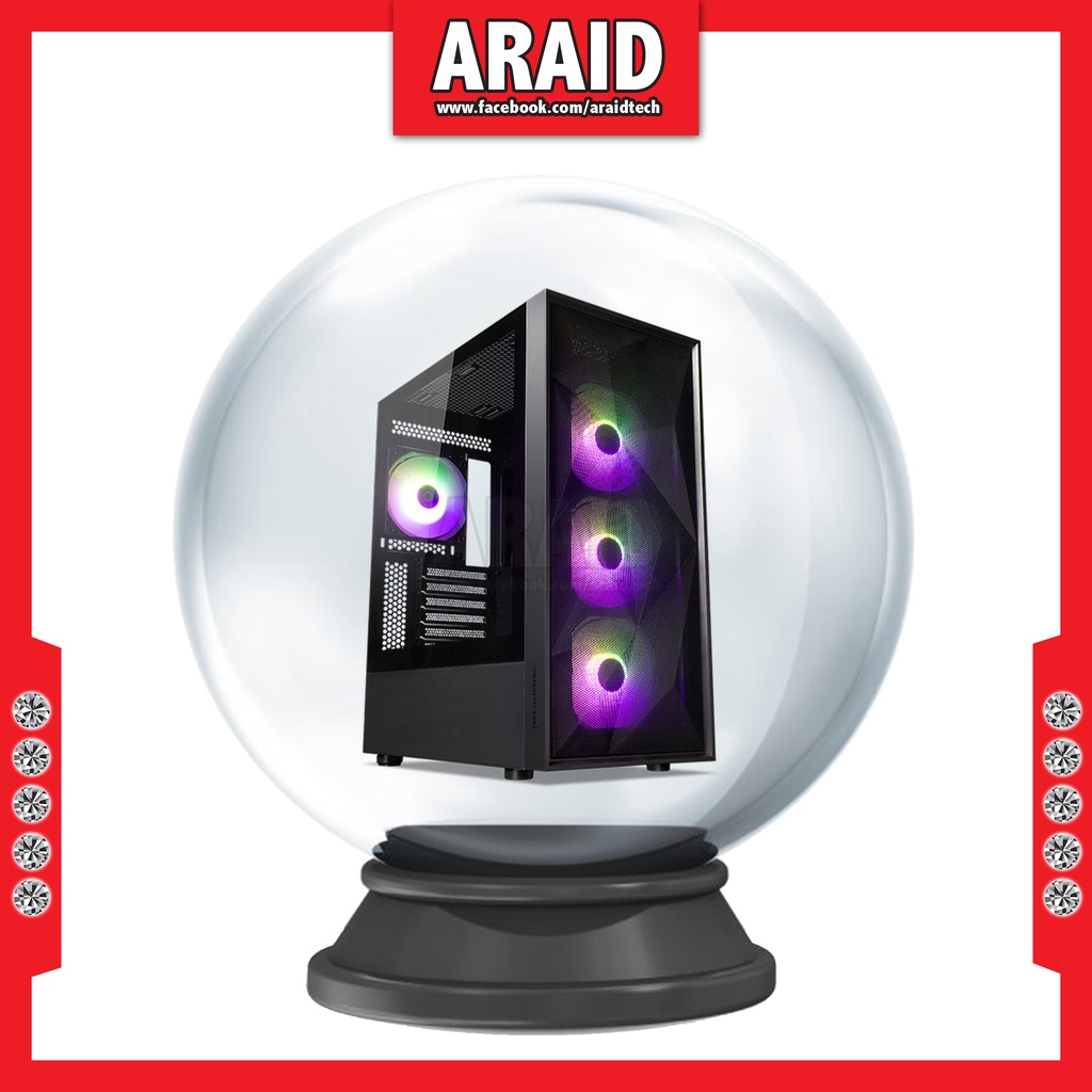 Tecware Forge S TG ARGB Black ATX Gaming Case | Shopee Malaysia