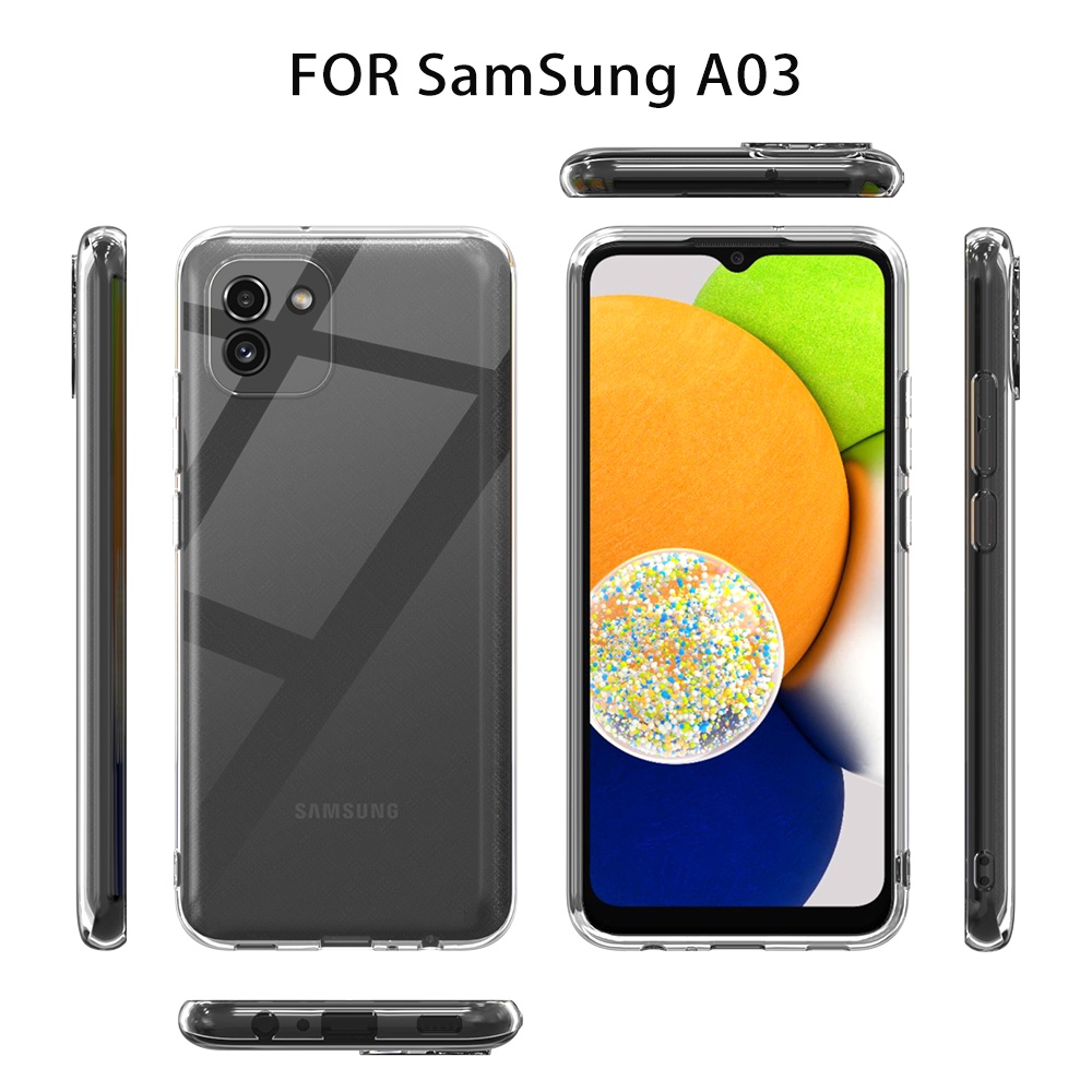 Case Samsung A03 Case Softcase PREMIUM CLEAR HD CAMERA PROTECTION Case ...