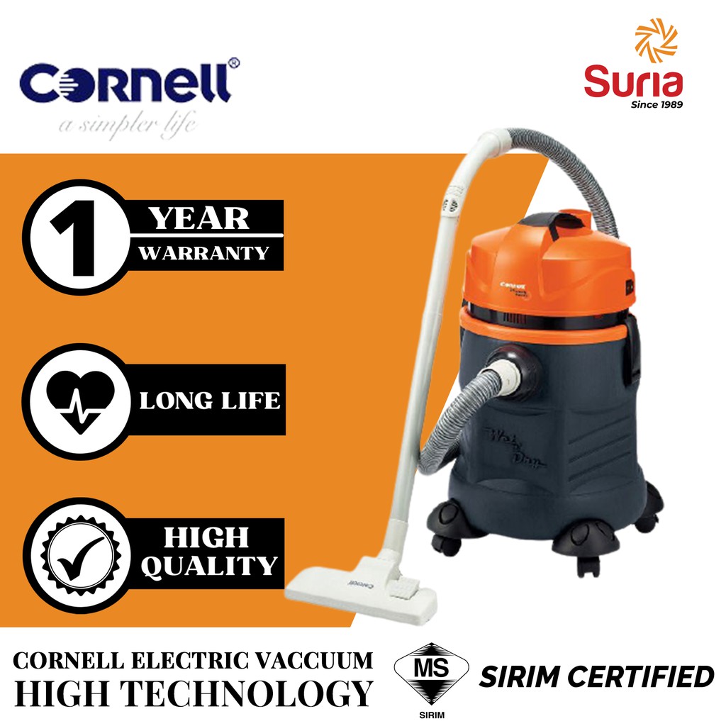 (READY STOCK) CORNELL 1800W VACUUM CLEANER CVC-WD601P | Shopee Malaysia