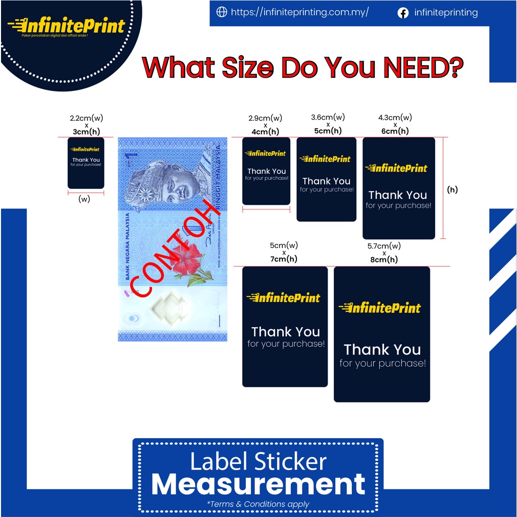 Kerepek Food Sticker Label Product - Label 3cm / 4cm / 5cm / 6cm / 7cm ...