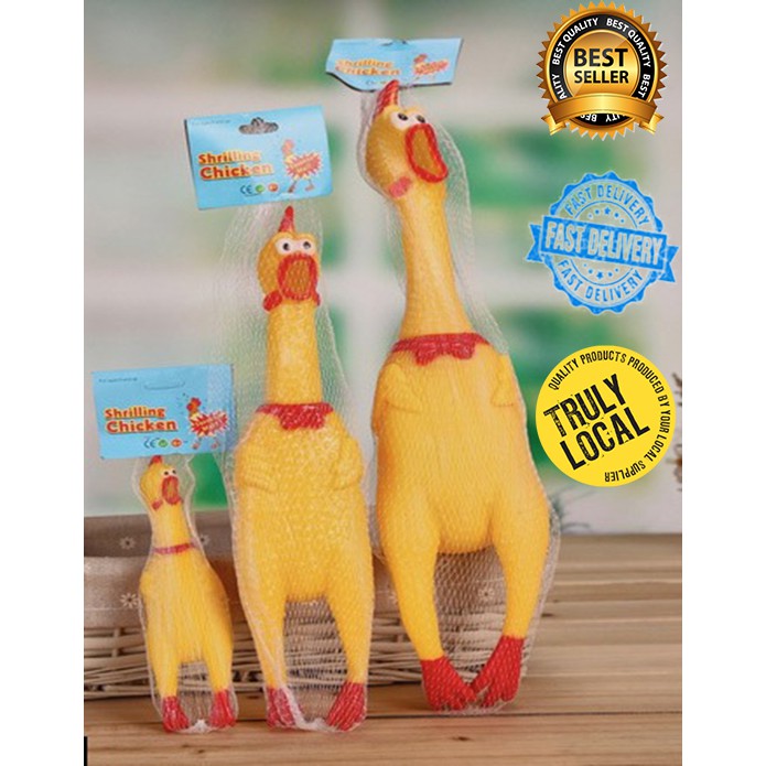 30cm medium screaming chicken yellow Rubber Chicken(fast delivery 1-2 ...
