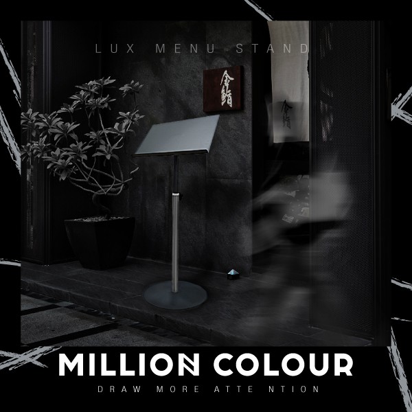 Restaurant Menu Display Stand / Premium Desk Stand Menu Holder with ...