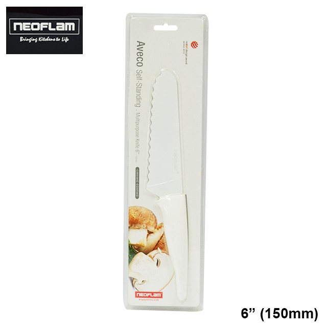 NEOFLAM Ceramic Coating Multi-Purpose Knife (6", 150mm) | Shopee Malaysia