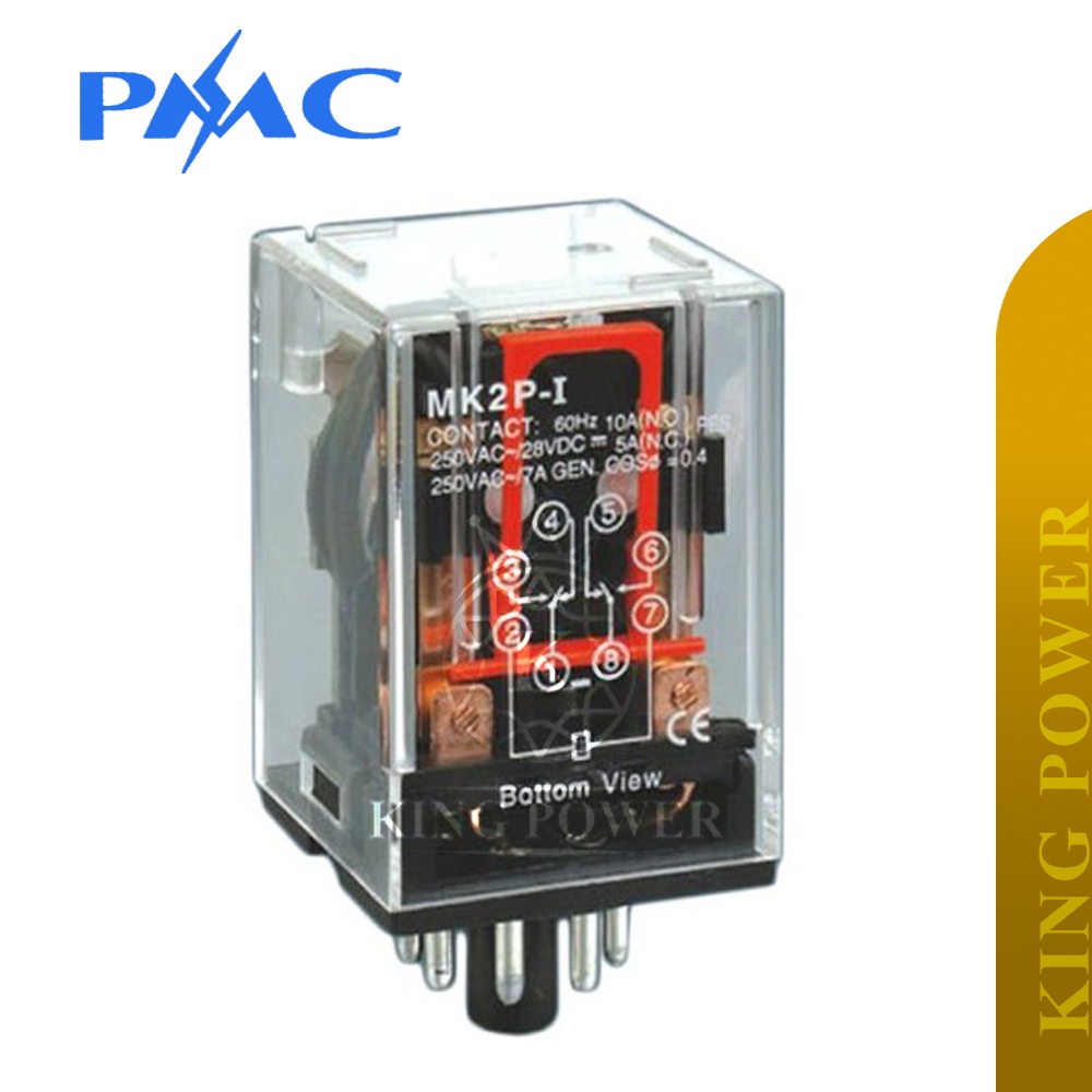 PMC Relay - MK2P-I 8 PIN ( ROUND ) 24VDC, 240VAC | Shopee Malaysia