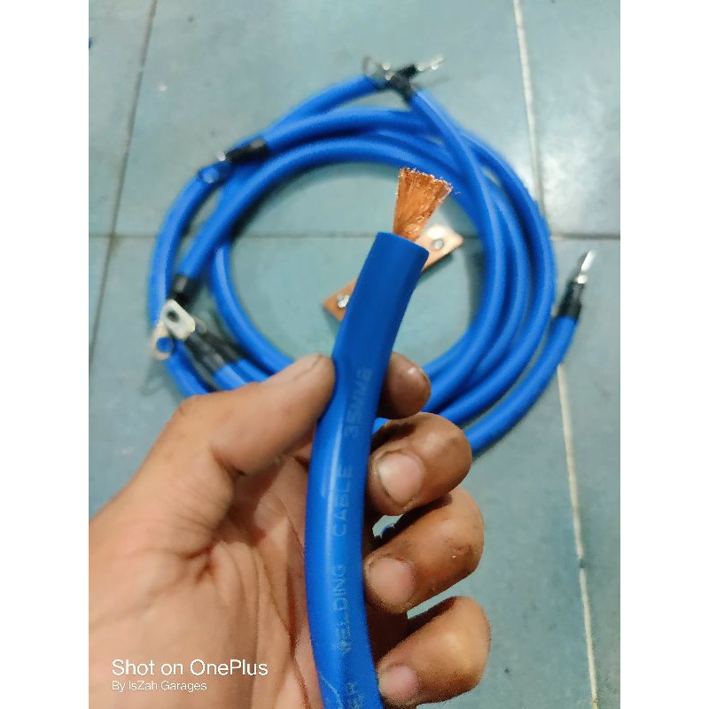 DIY CUSTOM SAIZ CABLE GROUNDING KERETA / CABLE BATTERY | Shopee Malaysia