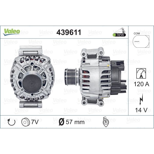 Mercedes Benz VALEO POLAND Alternator C-Class W204 M271 Kompressor ...
