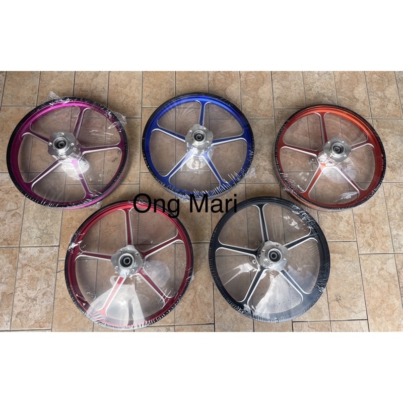 Aji racing rim custom fg505 pnp Y15 Y15zr y16 Hitam Merah Biru Oren purple | Shopee Malaysia