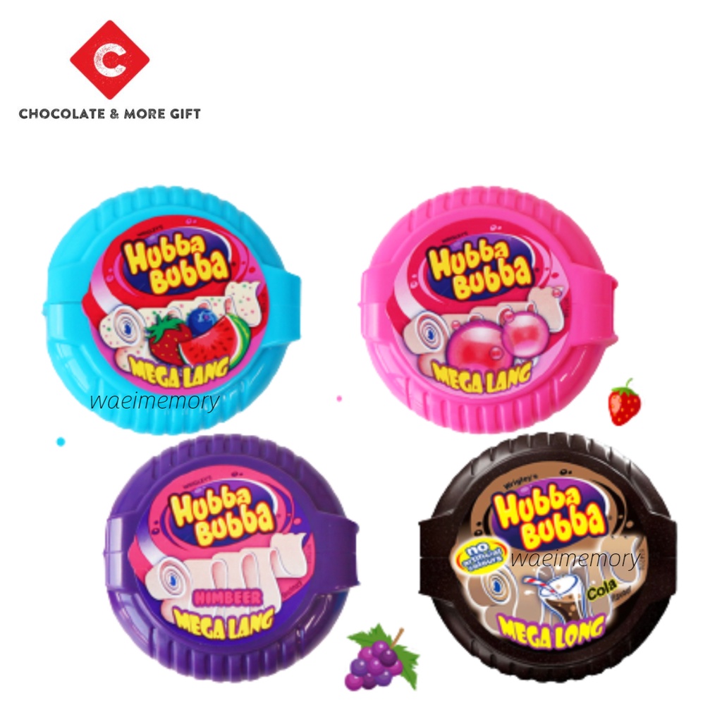 Wrigley's Hubba Bubba Mega Lang 56g (original import from German Gum ...