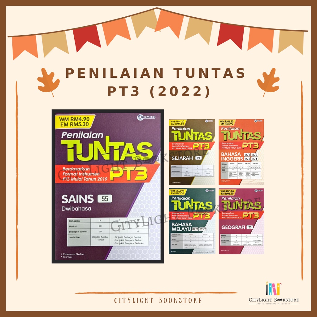 [CITYLIGHT] Buku Latihan 2022: Penilaian Tuntas PT3 - Nusamas | Shopee ...