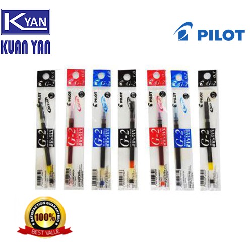 Pilot G2 Gel Pen Refill Ink | Gel Pen Refill 0.5 / 0.7 (Black/Blue/Red ...