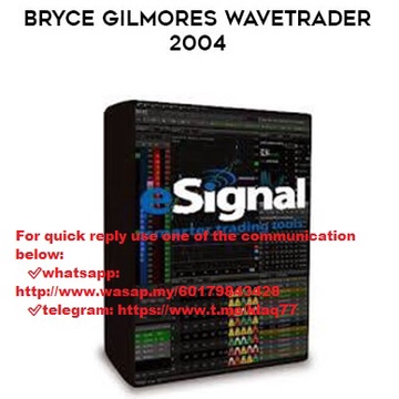 Bryce Gilmore - Trading to Win Course 2004 wavetrader (Total size: 41.8 ...