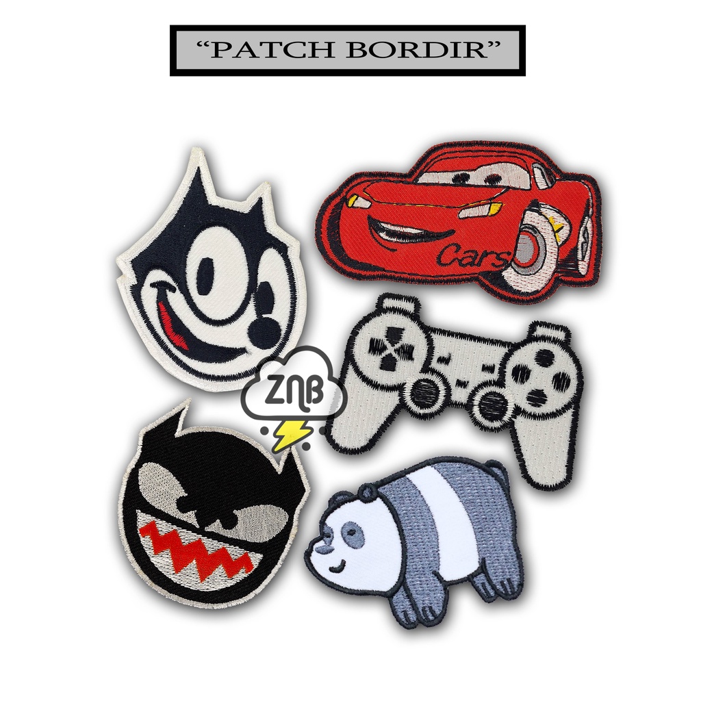 Best QUALITY Character EMBLEM Funny Embroidery PATCH | Shopee Malaysia