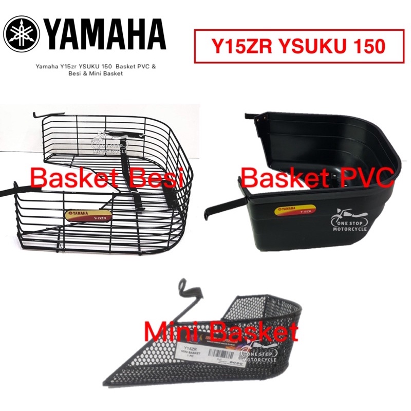 YAMAHA BASKET FOR Y15ZR YSUKU 150 (BAKUL MOTOR BAKUL BESI PVC MOTOR RAGA WITH HIGH QUALITY ...