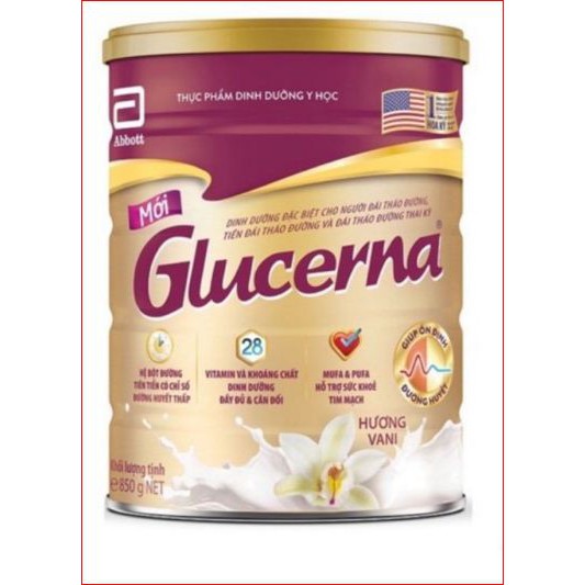Powdered Milk For People With Diabetes Glucerna Abbott 850g date 2024 ...