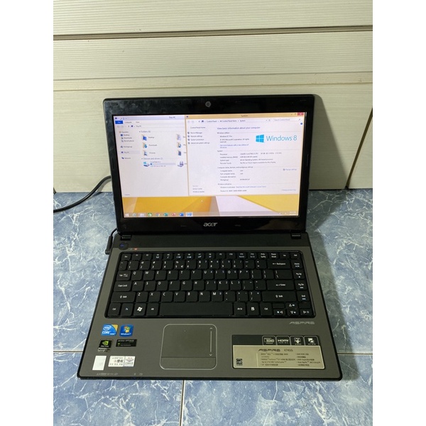 Acer 4741 14inch. Processor i5 4gb ram 120gb ssd . Laptop bajet murah ...