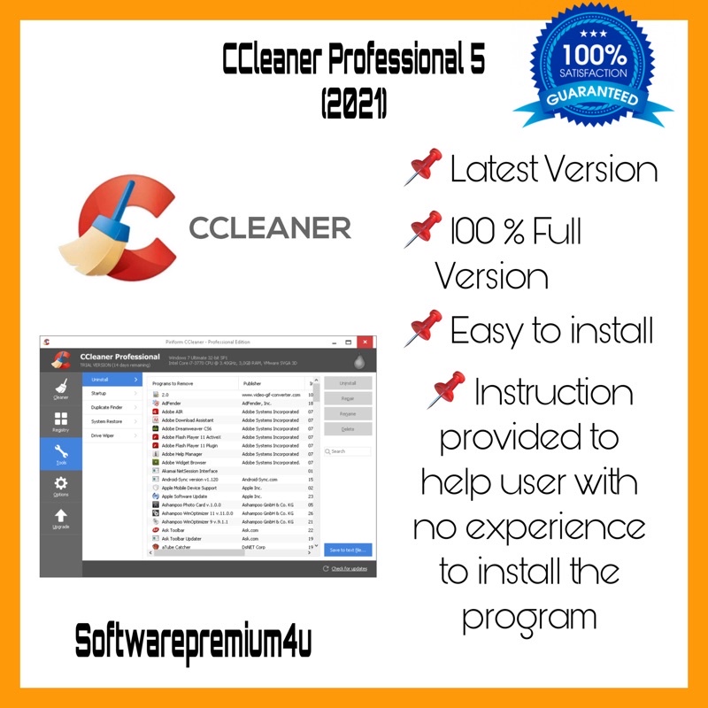 🔥【 Latest 】🔥 CCleaner Professional Product Key 2021 | Shopee Malaysia