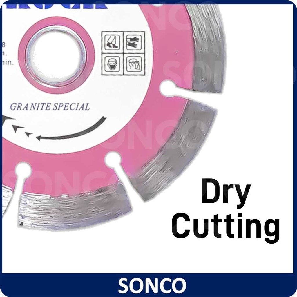 ROCK 4" High Quality Diamond Cutting Disc for Granite, Stone, Tile and ...