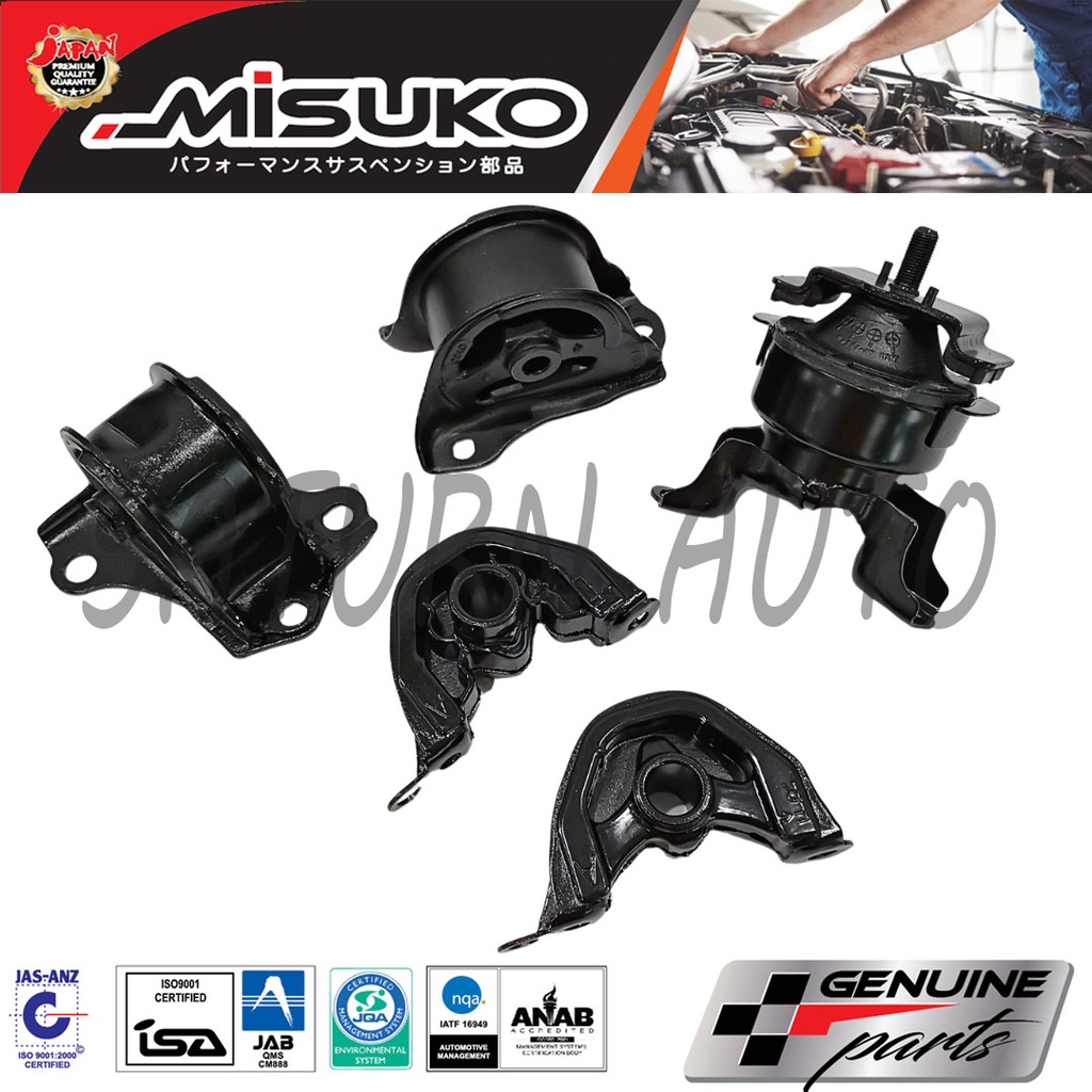 HONDA CIVIC SO4 CRV S10 AUTO ENGINE MOUNTING KIT SET BRAND MISUKO 1 SET ...