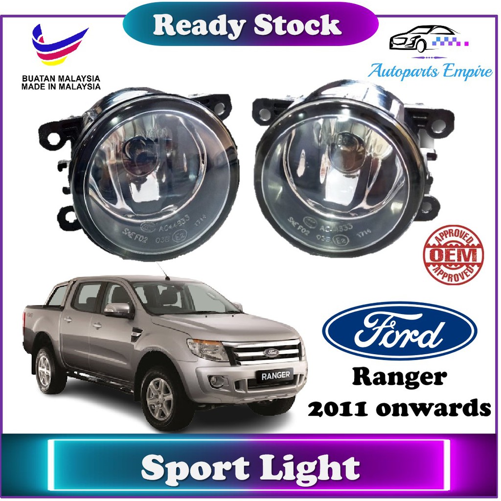 Ford Ranger 】 Spotlight / Fog Lamp / Lampu Kabus ( 2011 onwards / T6 T7 ...