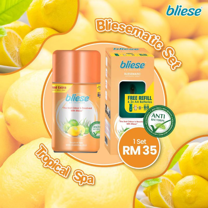BLIESE Bliesematic Air Freshener Automatic Spray [Original HQ] | Shopee ...