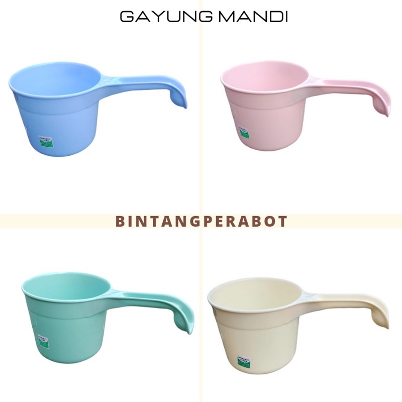 Viento G-18 Water Dipper/Soft Pastel Color Bath Dipper/1.8 Liter Water ...