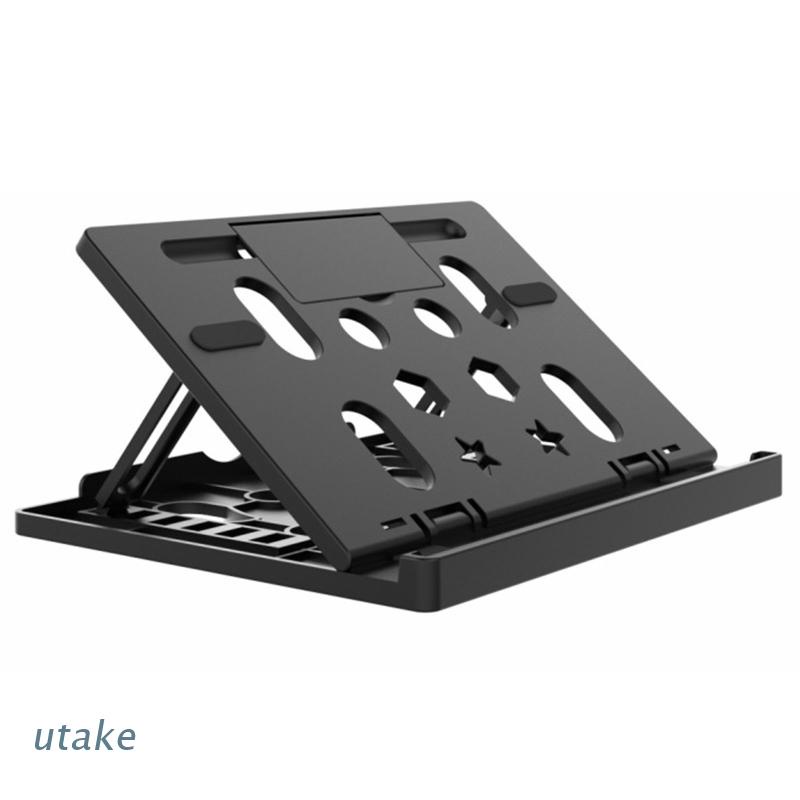 Utake Ergonomic Notebook Stand Foldable Laptop Phone Holder with Heat ...