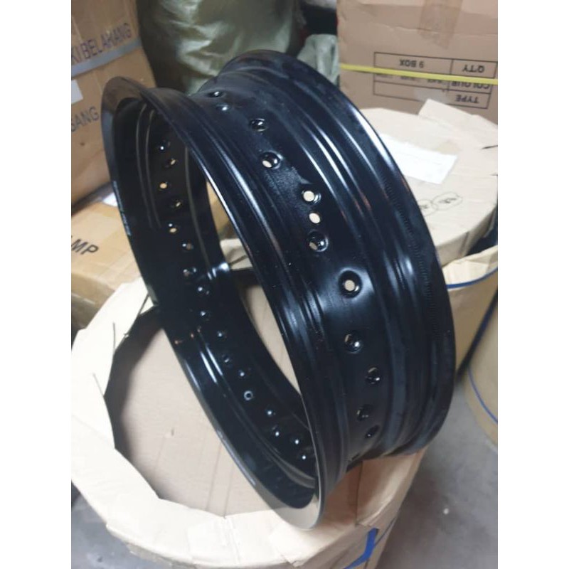 ALLOY RIM 425 X 17 36H BRAND RIMSTAR GOLD / BLACK / ORANGE (READY STOCK ...