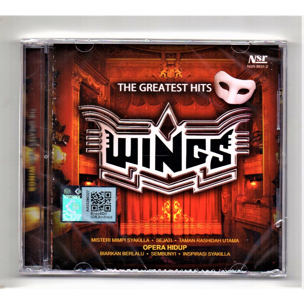 WINGS - The Greatest Hits Wings ( 2 CD ) | Shopee Malaysia