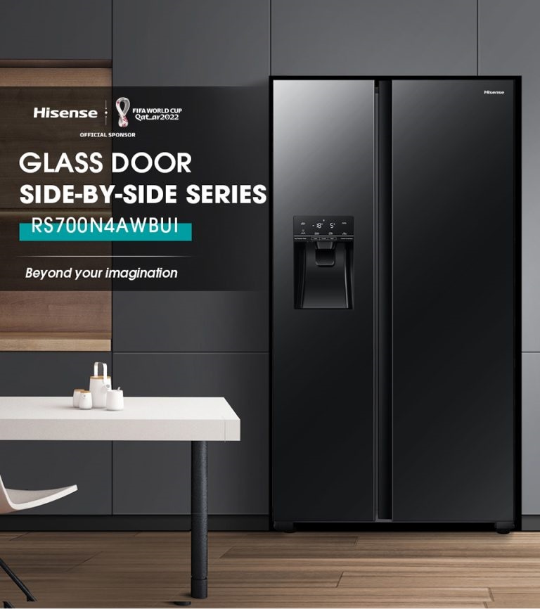 Hisense Side By Side Refrigerator Inverter Fridge 640L Peti Sejuk Side ...