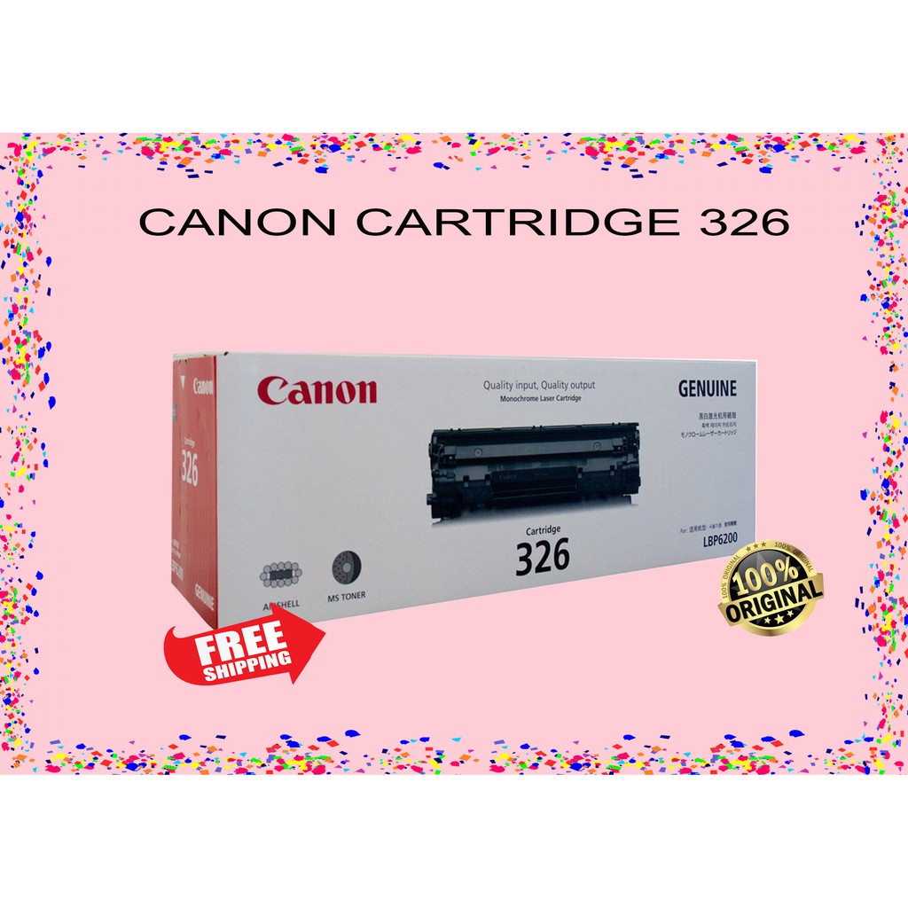 Canon Cartridge 326 Black Toner | Shopee Malaysia