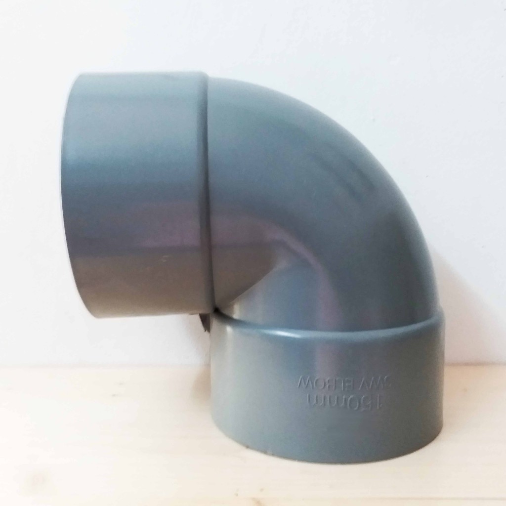 PVC PIPE FITTING ELBOW GREY PVC 90-DEGREE ELBOW 3" ( 80MM ) ,4" ( 100MM ...