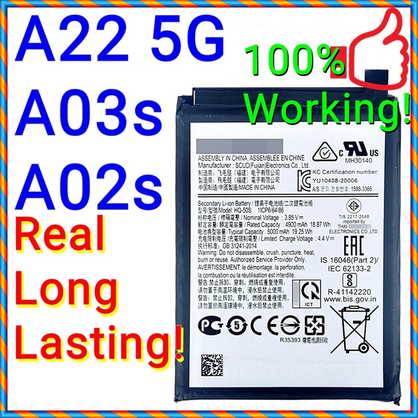 (5000mAh) NEW ORI Long Lasting Stable Battery HQ-50S HQ50S for Samsung ...