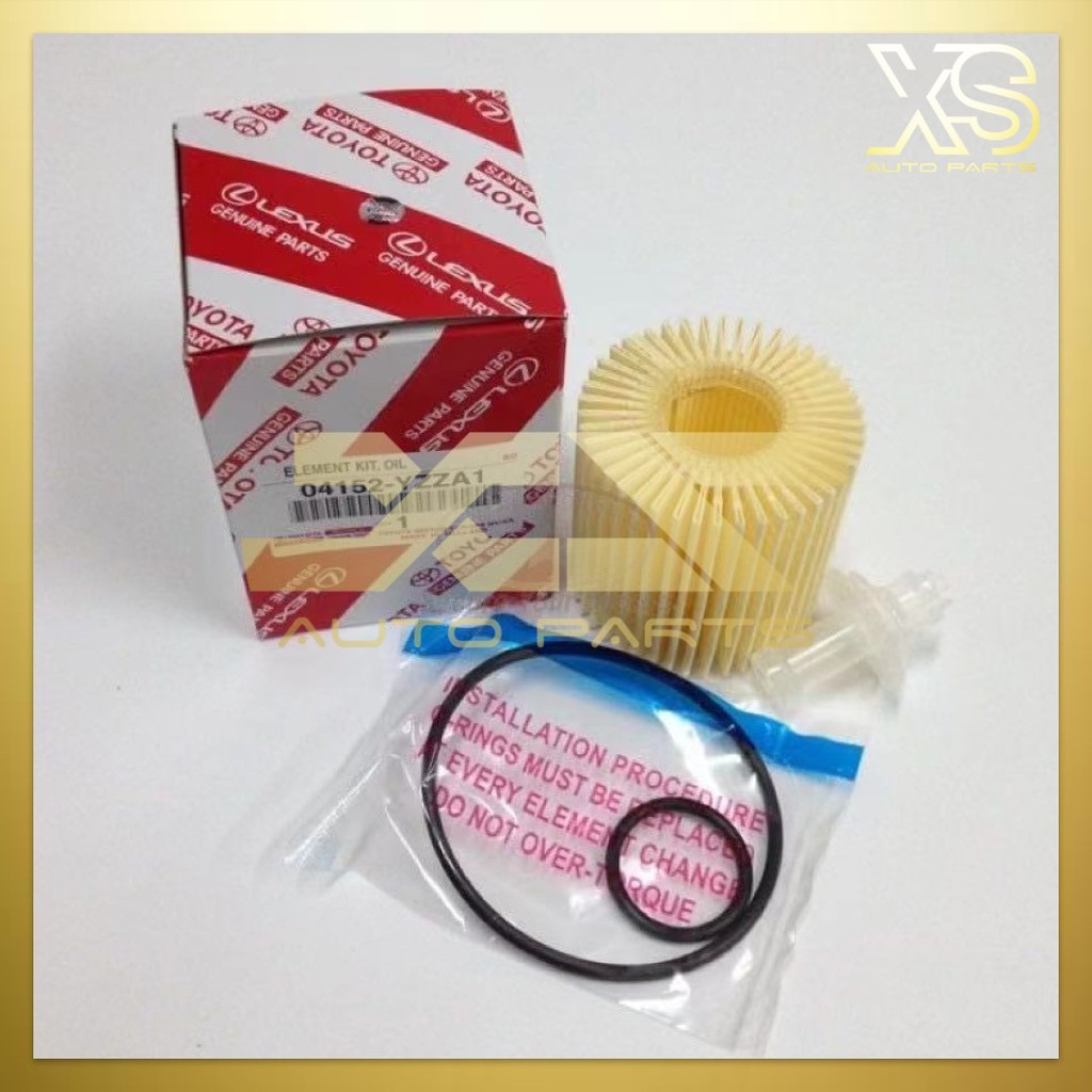 💯 ORIGINAL 💯Toyota Oil Filter (Paper) 04152-YZZA1 Estima Vellfire Lexus ...