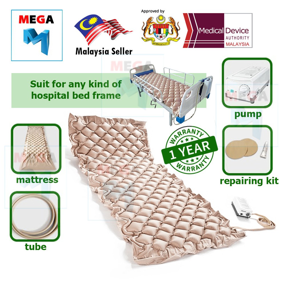 Ripple Bubble Mattress with Pump Tilam Angin Hospital(Bed Sore/Kudis ...