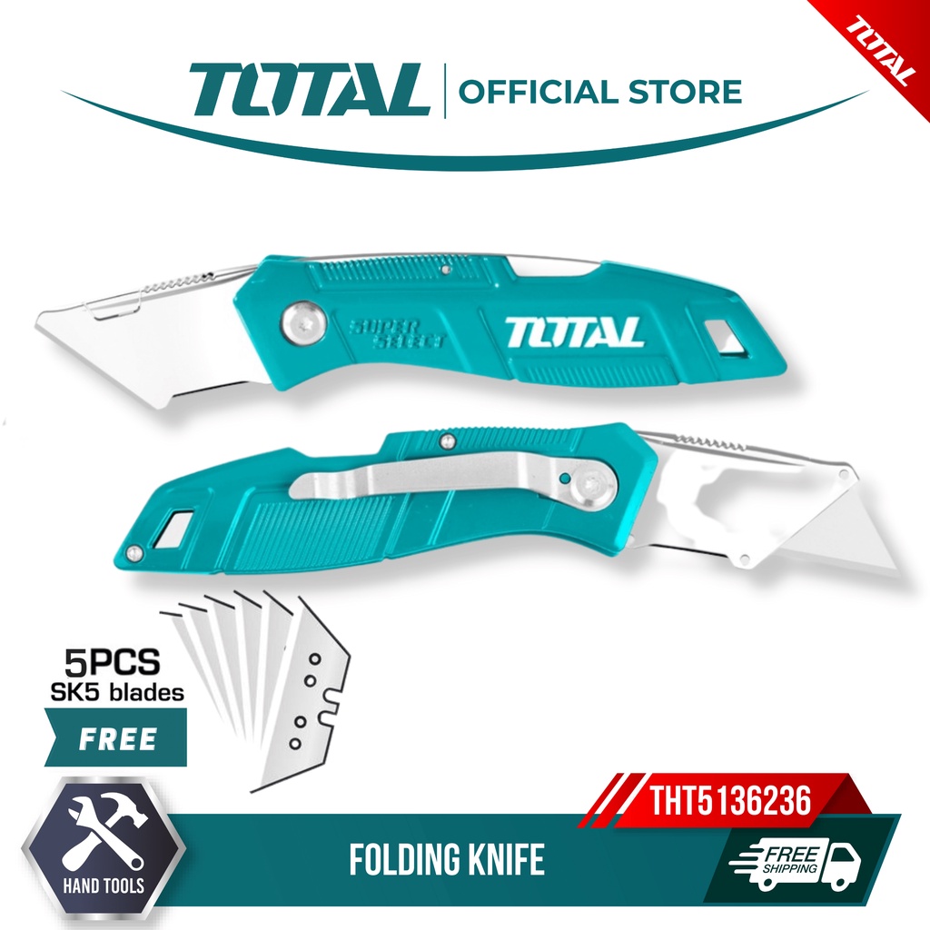Total Folding Utility Knife Multi-Function THT5136236 | Shopee Malaysia