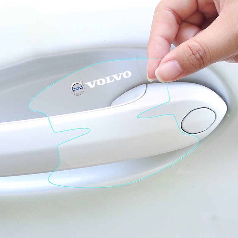 8Pcs Universal Invisible Car door handle stickers protector film Car ...